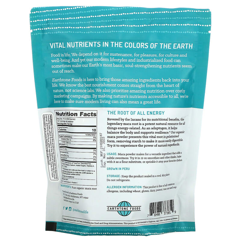 Thực phẩm bổ xung & Vitamin Earthtone Foods chính hãng